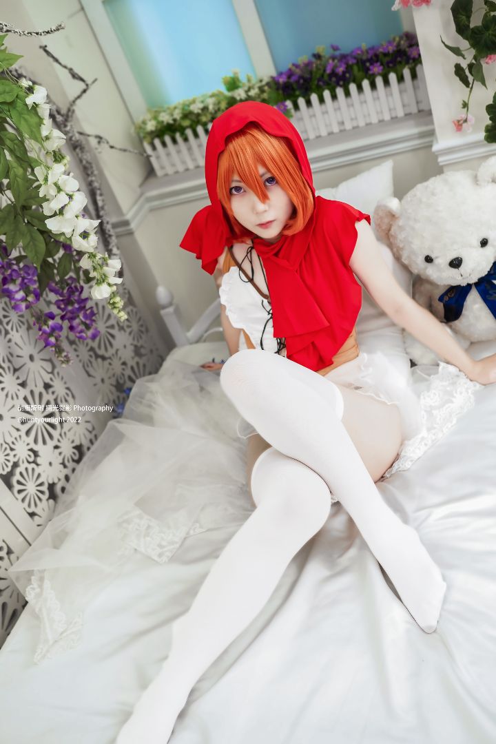 Furuke | 全露點 粉紅色 有櫻桃味的小紅帽甜甜魔法屋 全露點 R18 限制級COSPLAY寫真