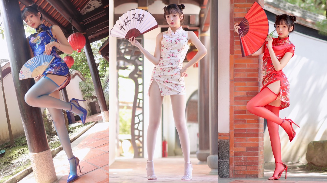 Furuke | 2024新春特輯｜青天白日滿地紅 三色性感旗袍 （含影片）